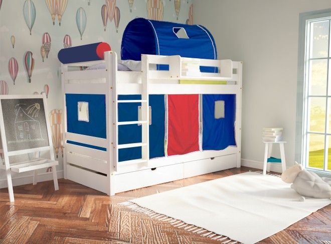 Παιδική κουκέτα λευκό οξιά - ΑΡΧΟΝΤΙΔΗΣ DESIGN - ΕΠΙΠΛΑ