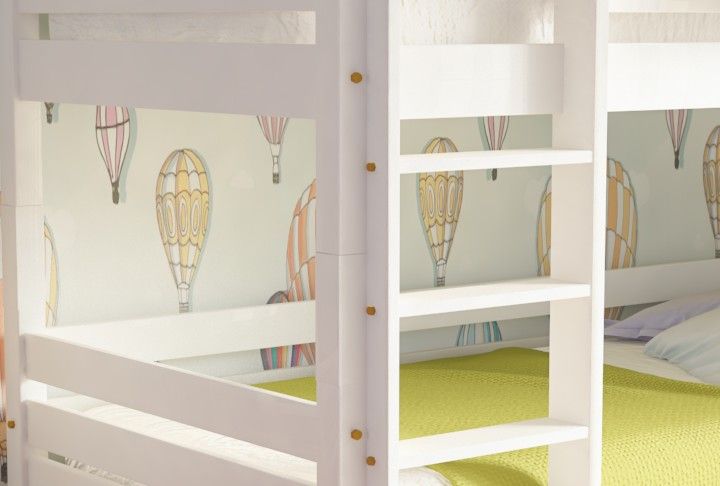 Παιδική κουκέτα λευκό οξιά - ΑΡΧΟΝΤΙΔΗΣ DESIGN - ΕΠΙΠΛΑ