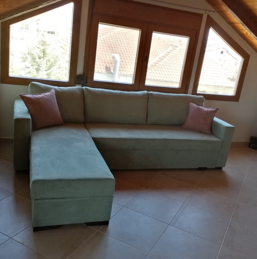 Γωνιακός καναπές / κρεβάτι - ΑΡΧΟΝΤΙΔΗΣ DESIGN - ΕΠΙΠΛΑ